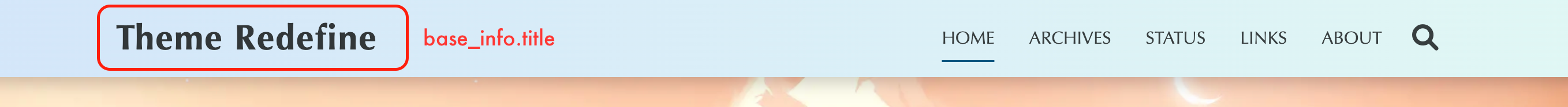 base_info | hexo-theme-redefine